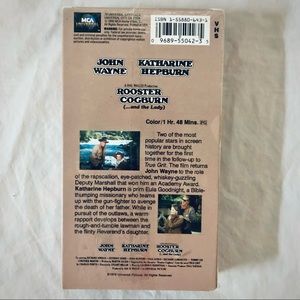 Media | Unopened Rooster Cogburn The Lady Vhs John Wayne Katharine Hepburn Western | Poshmark